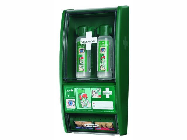 Oogdouche station met pleisterdispense - Velvet Veiligheid