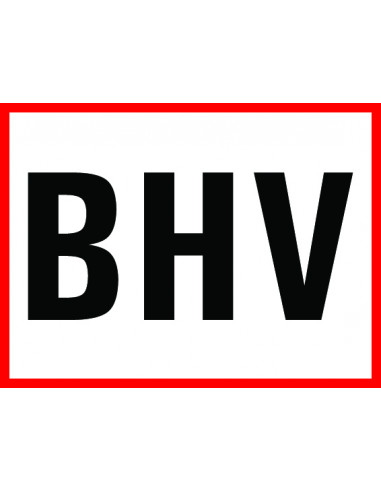 BHV pictogram sticker - Velvet Veiligheid